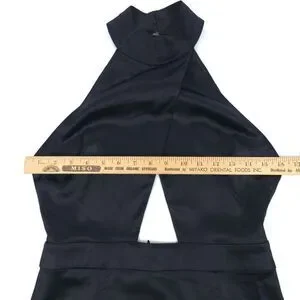 NBD | Dresses | Nbd Franck Gown Black Formal Maxi Minimal Clean Girl ...
